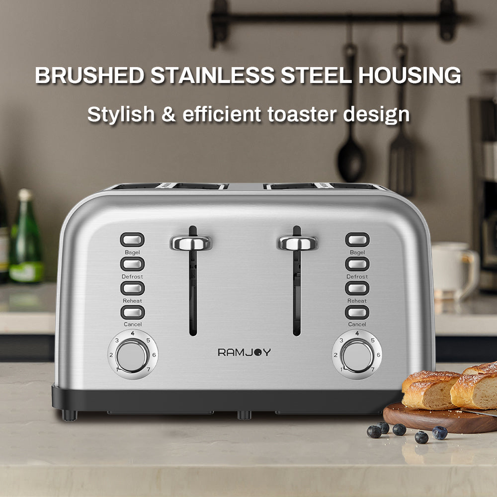 RAMJOY Toaster 4 Slice